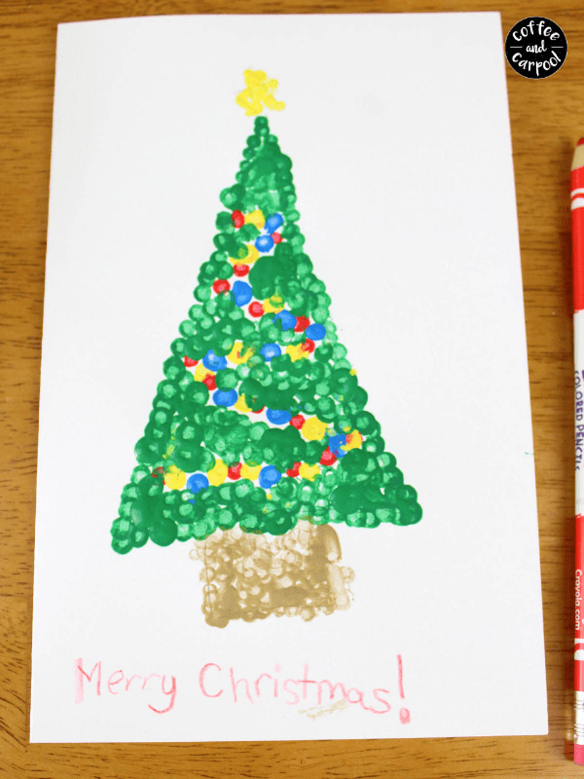 Christmas Art Projects for Kids - Busy Toddler