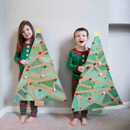 Christmas Art Projects for Kids - Busy Toddler