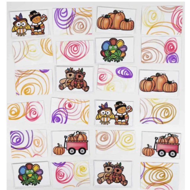 Free Thanksgiving Printables for the Kids Table - Busy Toddler
