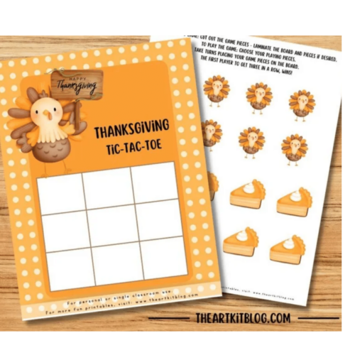 Free Thanksgiving Printables for the Kids Table - Busy Toddler