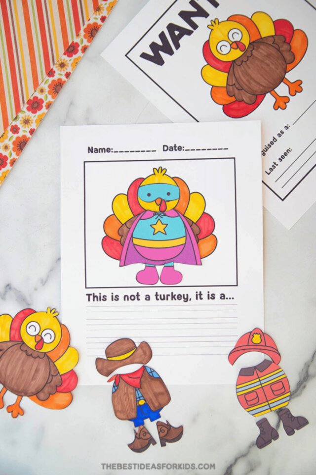 Free Thanksgiving Printables for the Kids Table - Busy Toddler