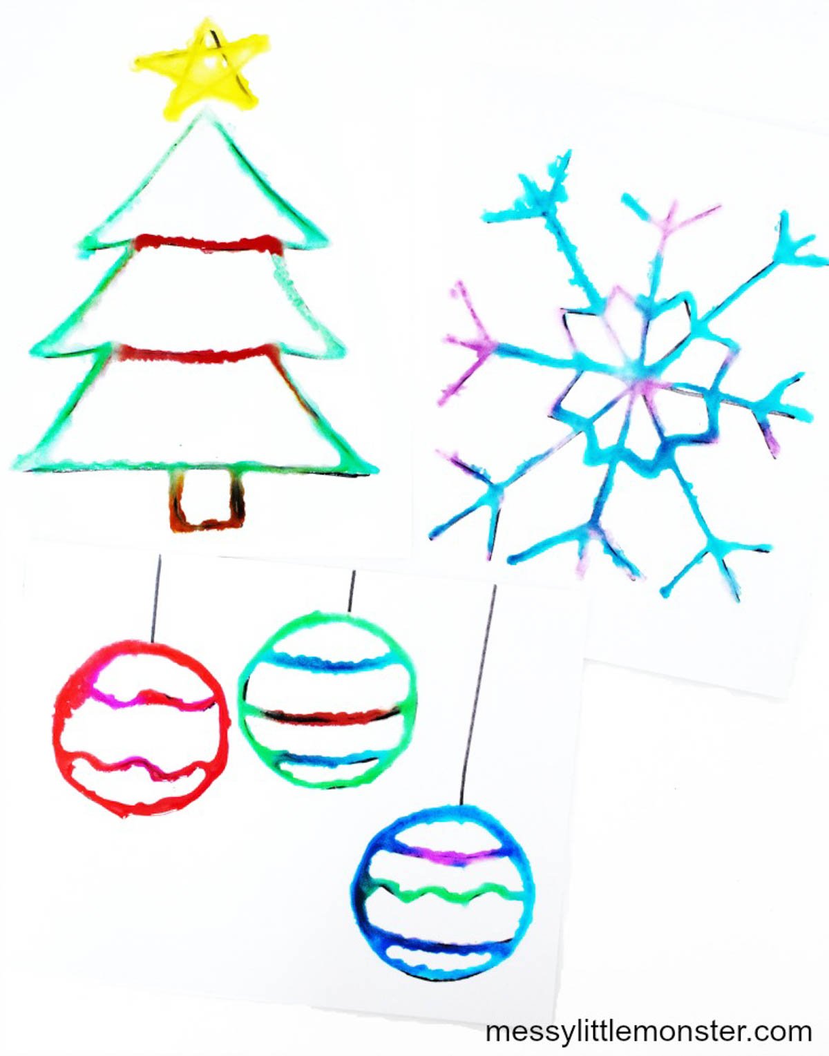 Christmas Art Projects for Kids - Busy Toddler