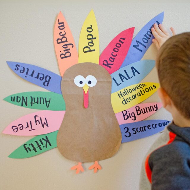 Thankful Turkey Craft - Busy Toddler