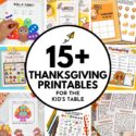 Free Thanksgiving Printables for the Kids Table - Busy Toddler
