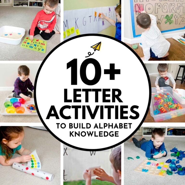 10+ Activities for Learning the Alphabet - Busy Toddler