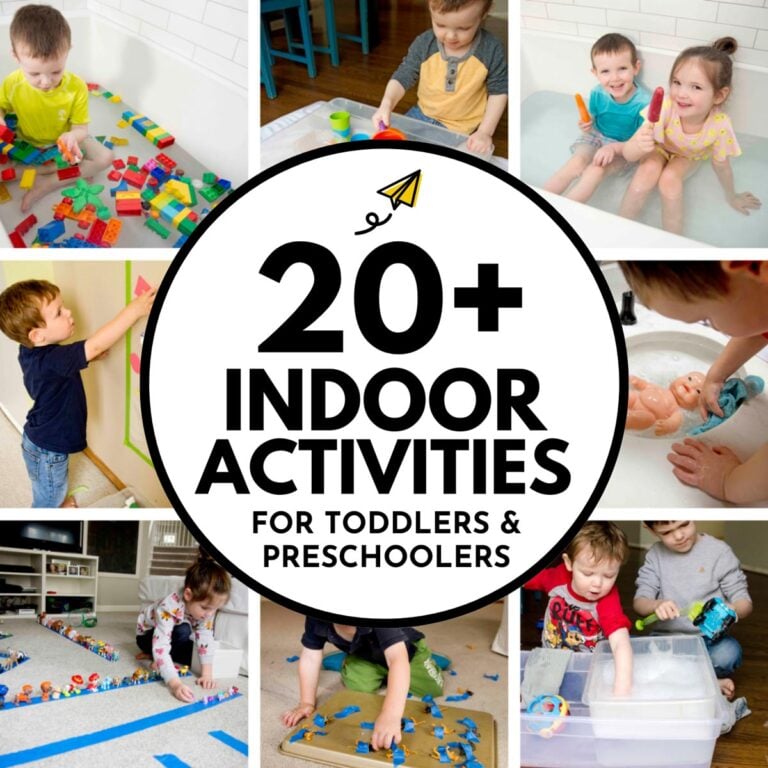 20+ Indoor Activities for Kids - Busy Toddler