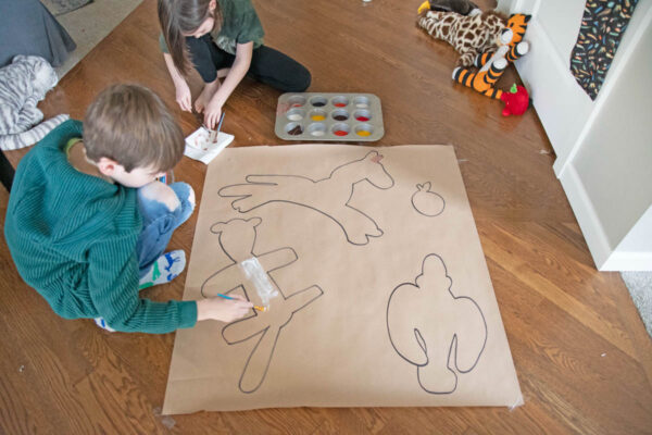 Stuffie Painting Art Activity - Busy Toddler