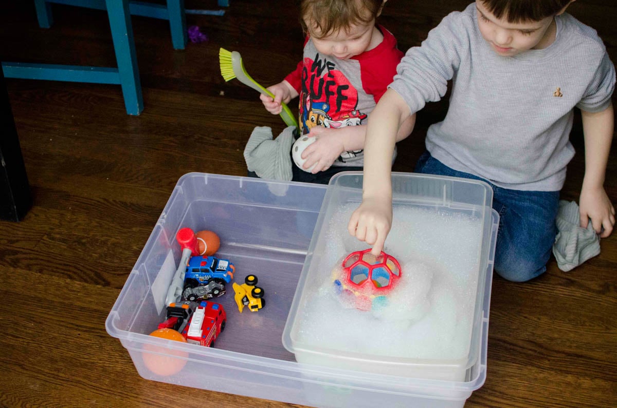 Toy Washing Station - Busy Toddler