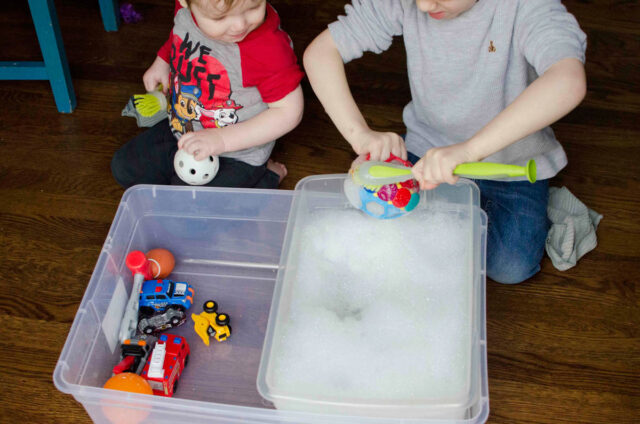 Toy Washing Station - Busy Toddler