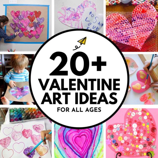 Valentine's Day Art Activities for Kids - Busy Toddler