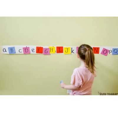 10+ Activities for Learning the Alphabet - Busy Toddler