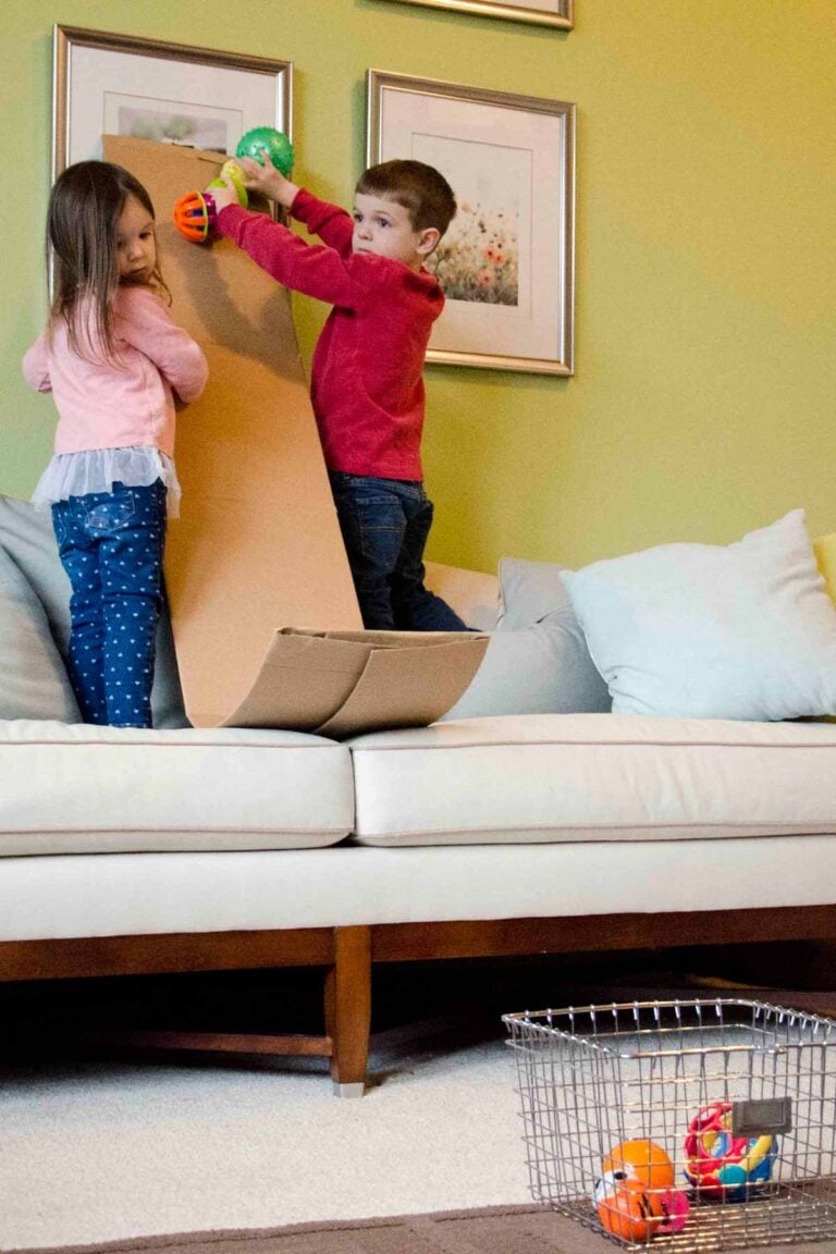 Make a DIY Ball Ramp - Busy Toddler