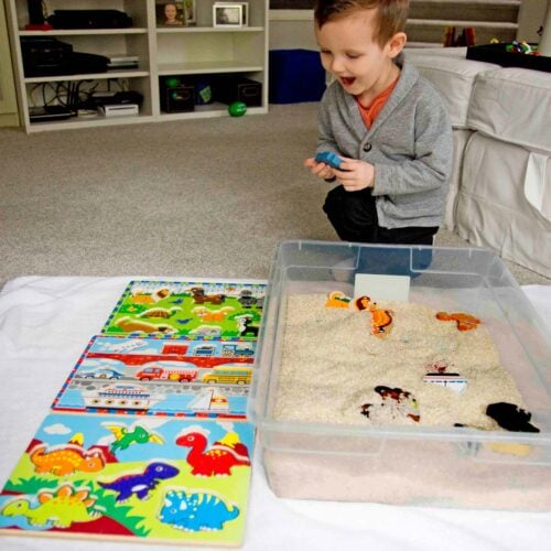 Puzzle Sorting Station - Busy Toddler
