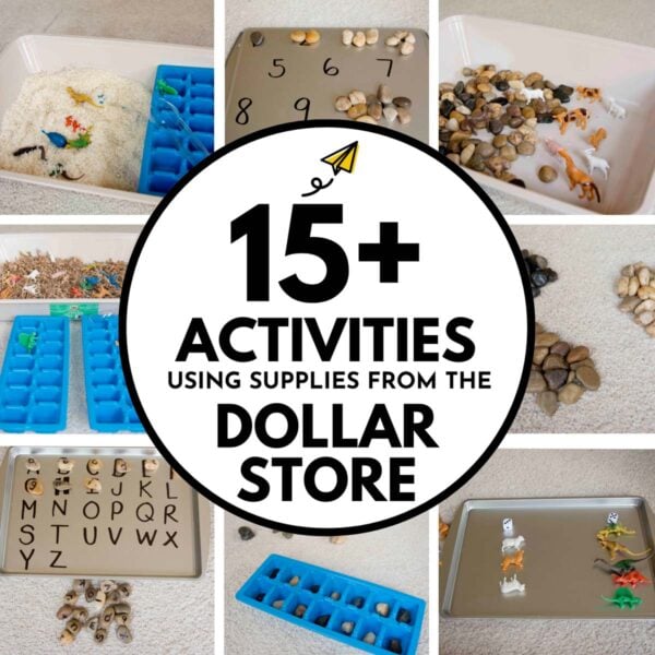 15+ Activities Using Dollar Store Supplies - Busy Toddler