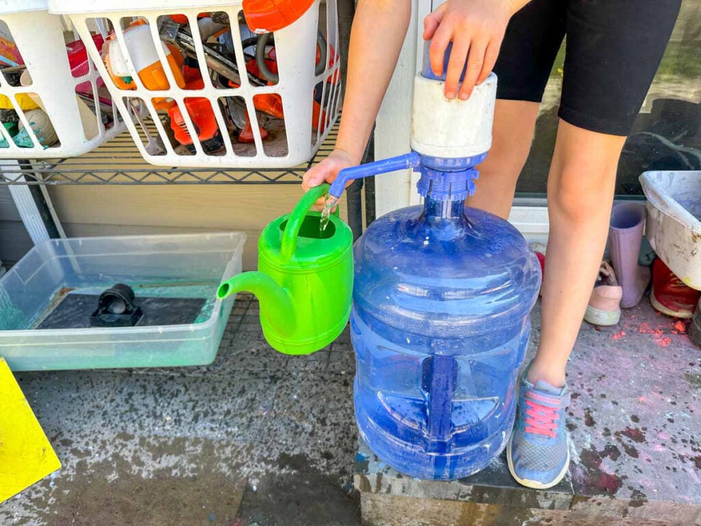 DIY Water Pump for Kids - Busy Toddler